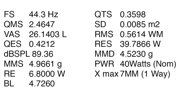 MarkAudio CHR-90 Gold - 151 mm