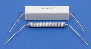 10 ohm, 15 watt Wirewound Resistor