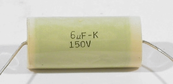 Carli MET 6.0 mfd Non-Polar Mylar Capacitor 150V | Madisound