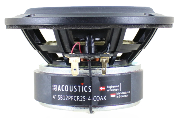 SB Acoustics SB12PFCR25-4-COAX 4" Coaxial- 4 ohms-ROUND