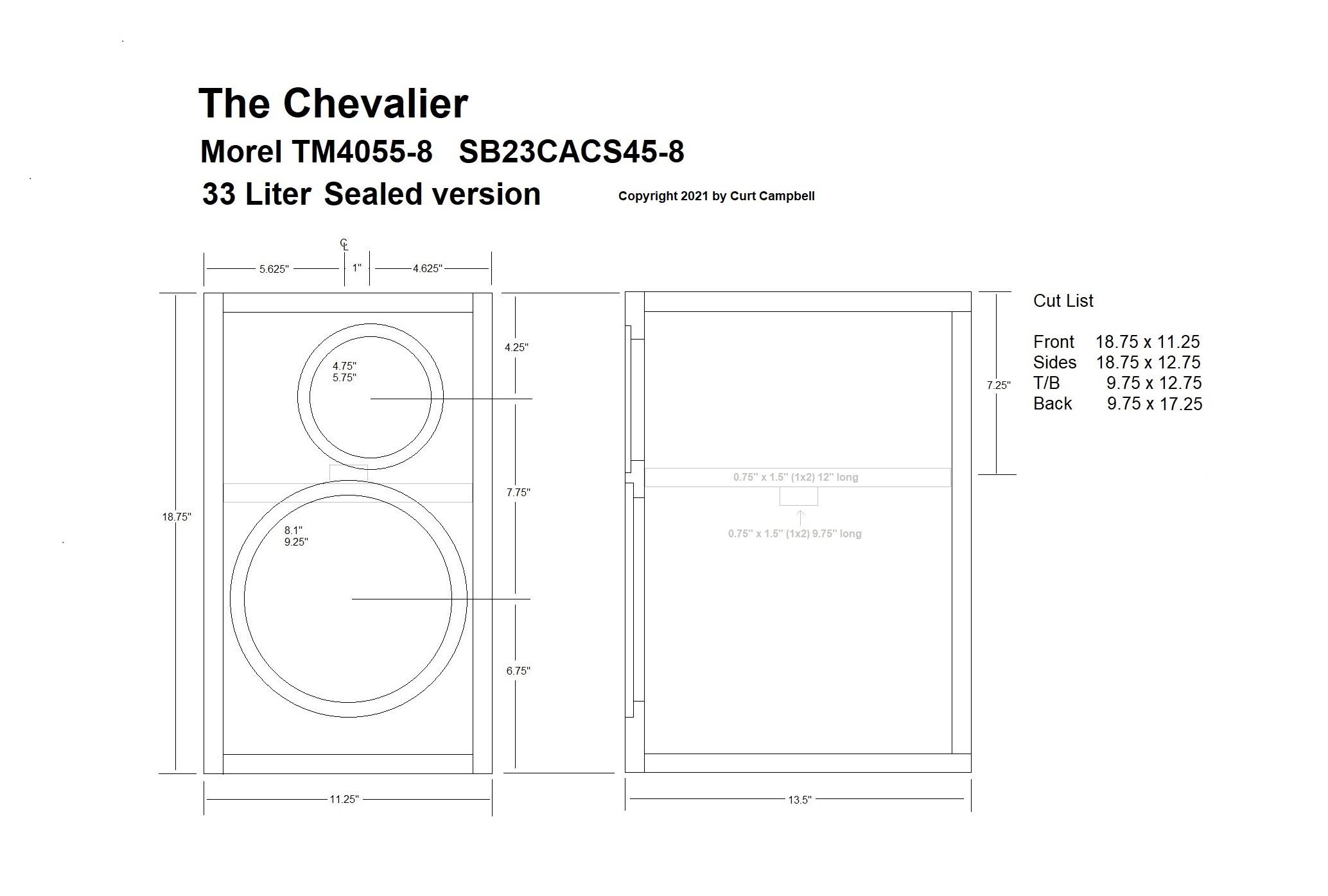 Morel + SB Acoustics Chevalier 3-Way Speaker Kit - Pair: Madisound ...