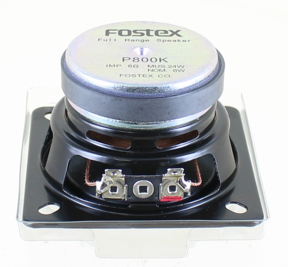 Fostex P800K 3" Paper Cone Full Range: Madisound Speaker Components, Inc.