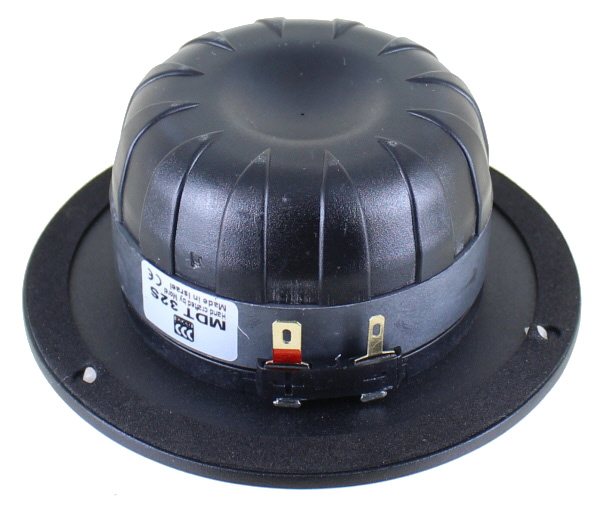 Morel MDT32S 1" Textile Dome Tweeter, Aluminum Face Plate, Rear chamber