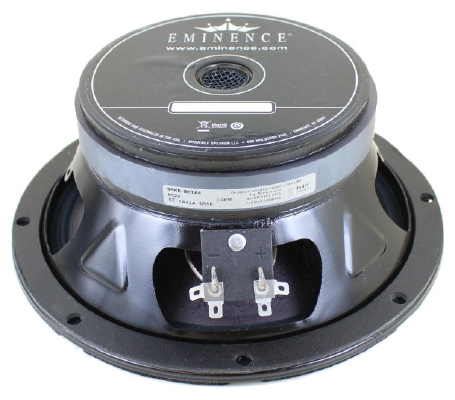 Eminence Beta 8 8" Pro Mid-Bass- 8 ohm
