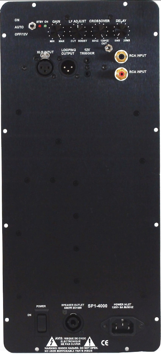 SpeakerPower SP1-6000 Subwoofer Amplifier