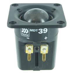 Morel MDT30S 1" Textile Dome Tweeter, Aluminum Face Plate, Rear chamber