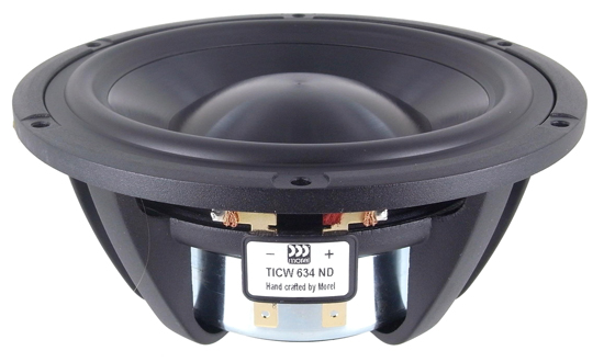 Morel TiCW 634Nd Titanium 6" Woofer, Neo/Ferrite Magnet, C | Madisound
